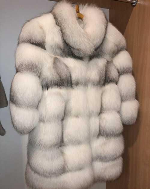 Шуба из арктической лисицы