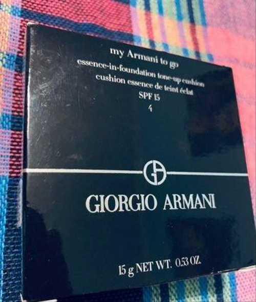 Тональный флюид - кушон Giorgio Armani