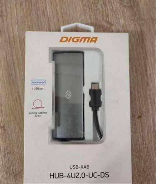 USB Хаб на 4 порта Digma