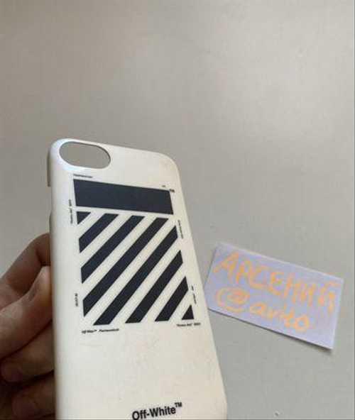 Оригинальный чехол Off-White для iPhone 7/8
