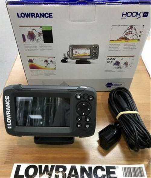 Эхолот Lowrance hook2-4x GPS Bullet