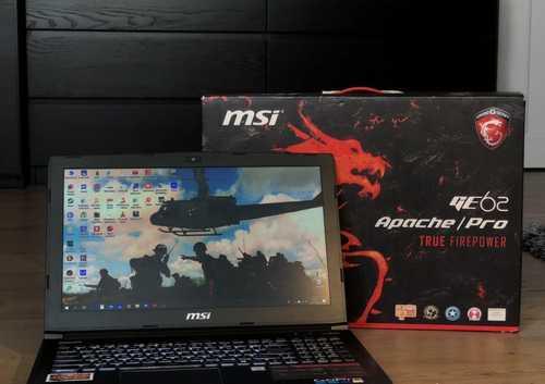 MSI GE62 6QC Apache 2016