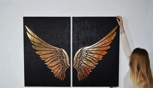 Интерьерная картина "Крылья ангела" 120х90см
