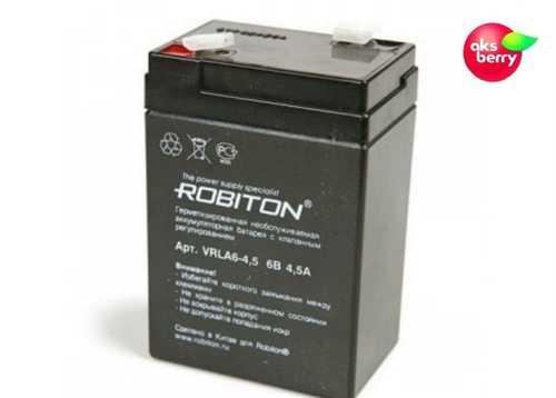 Аккумулятор robiton vrla6-4.5