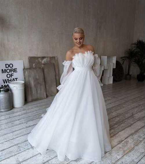 Свадебное платье + чехол