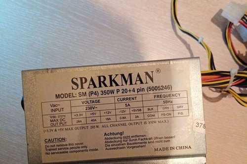 Блок питания 350w sparkman