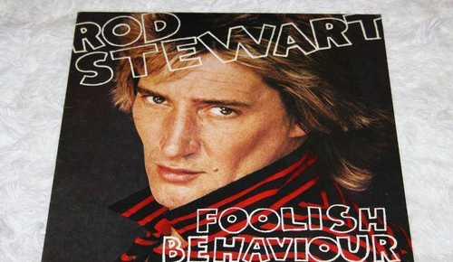 Rod Stewart "Foolish Behaviour" 80 UK Poster NM