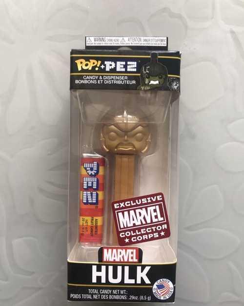 Funko POP + PEZ Hulk (gold) Халк