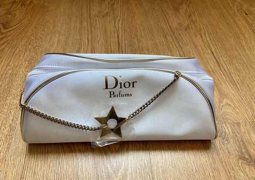 Сумка косметичка атласная Dior