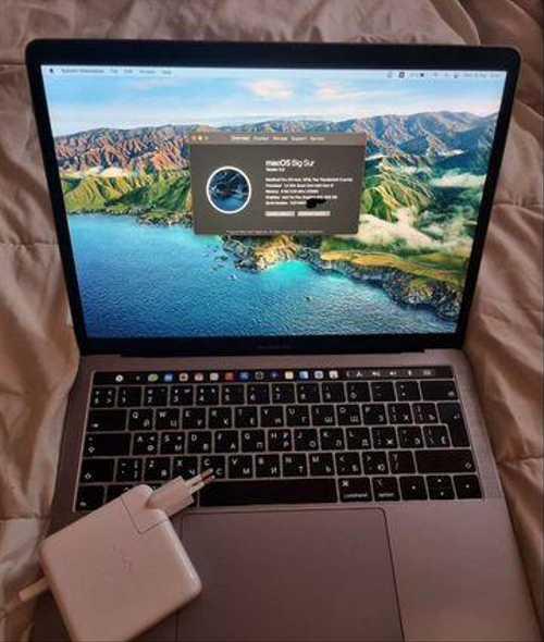 Macbook Pro 13 touch bar 2019