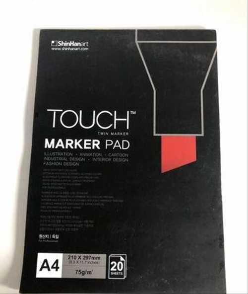 Альбом для маркеров Touch Twin "Marker Pad" А4
