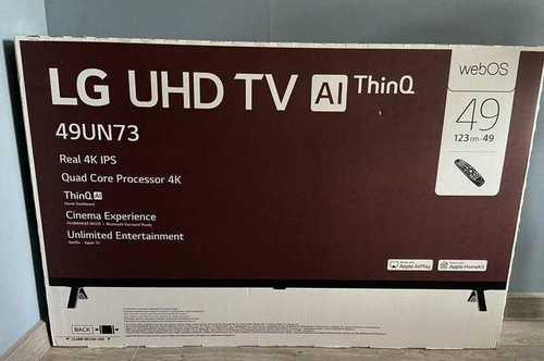 Телевизор LG 49UN73 Smart TV 4K