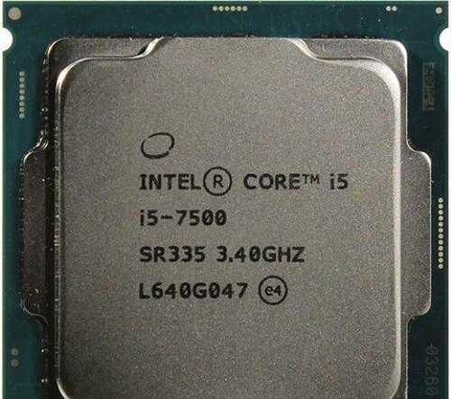 Процессор Intel Core i5-7500 3.4 GHz + материнка a