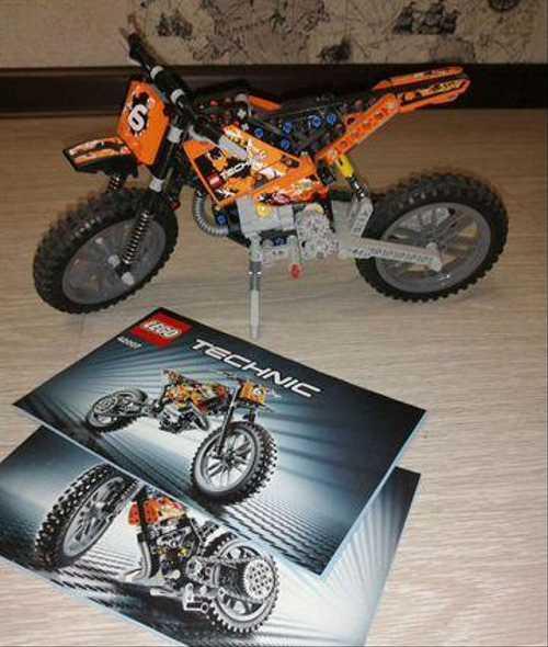 Lego tehnic: Кроссовый мотоцикл 42007