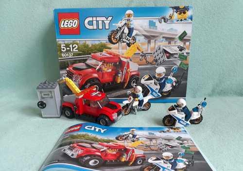Lego City 60137 Побег на буксировщике