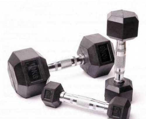 Гантельный ряд гексагональный Fitnessport