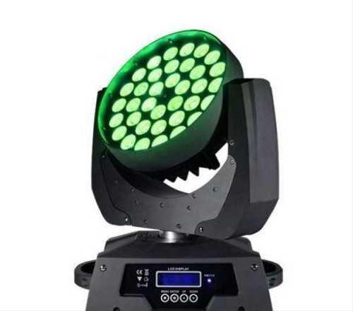 Вращающаяся голова led wash rgbw, zoom, pizza