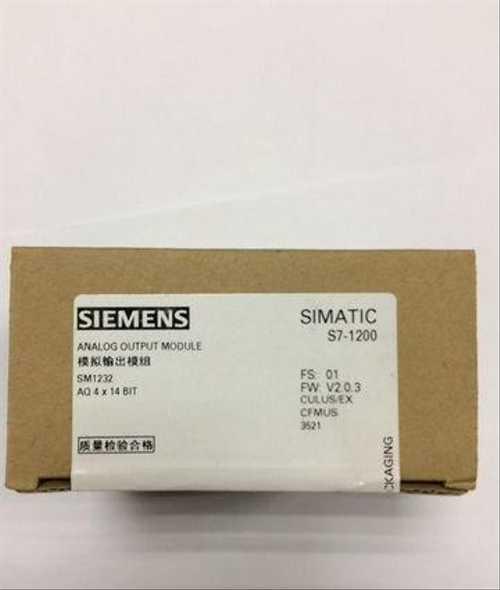 Siemens s7-1200, модуль SM1232