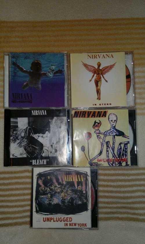 CD диски Nirvana 5 шт