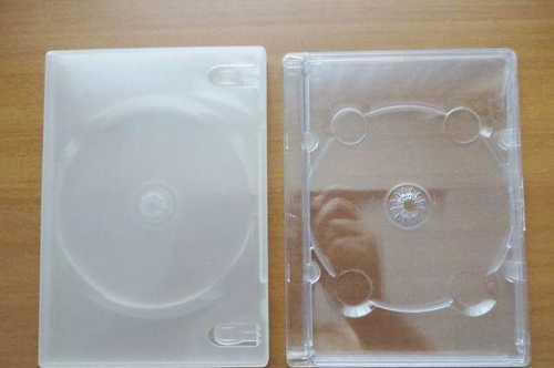 Коробка, футляр для DVD дисков (пластик и стекло)