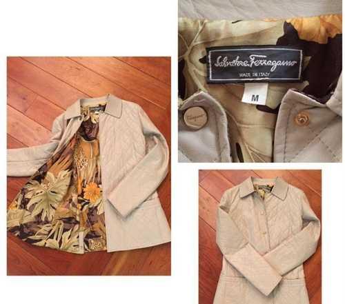 Куртка кожаная Salvatore Ferragamo