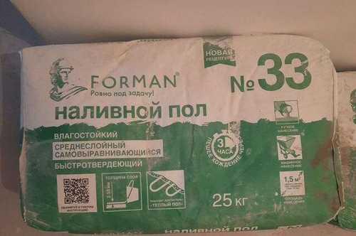 Наливной пол Forman 33, (25 кг/мешок)