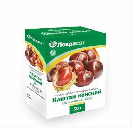Каштан конский плоды