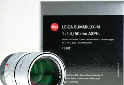 Leica Summilux-M 50 f/1.4 asph silver chrome