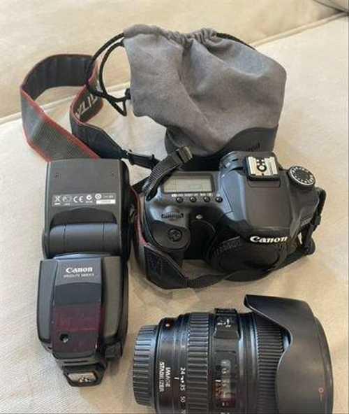 Зеркальный фотоаппарат Canon 40D, kit 24-105 L, вс
