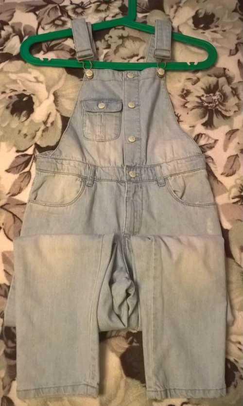 Комбинезон джинсовый, zara, 140 рост