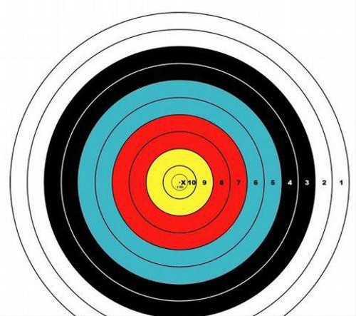 Мишень бумажная 40 см