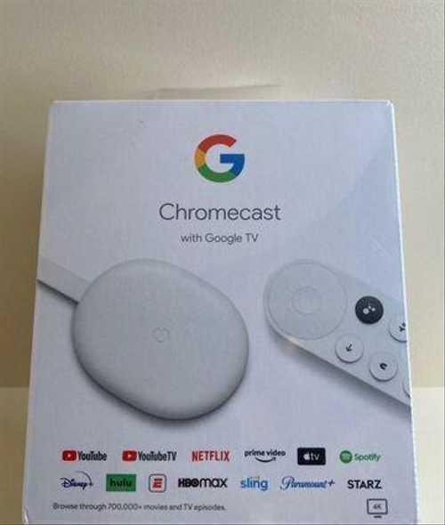 Тв-приставка Chromecast Google TV