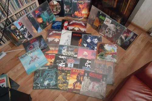 Metallica/kreator. running wild. iron maiden на lp