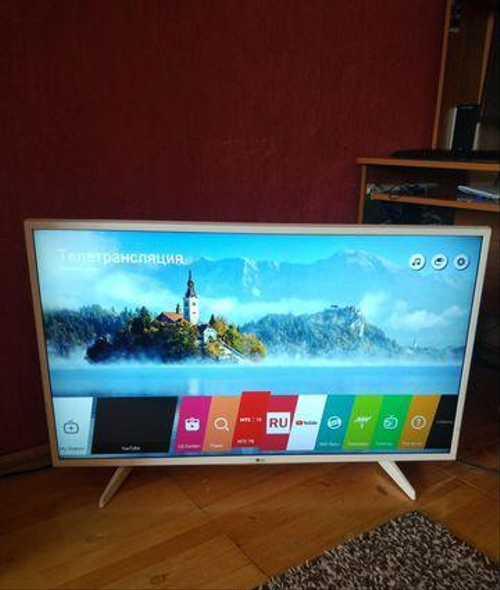 Белый LG 43 UHD,4K,SmartTV,wifi,miracast