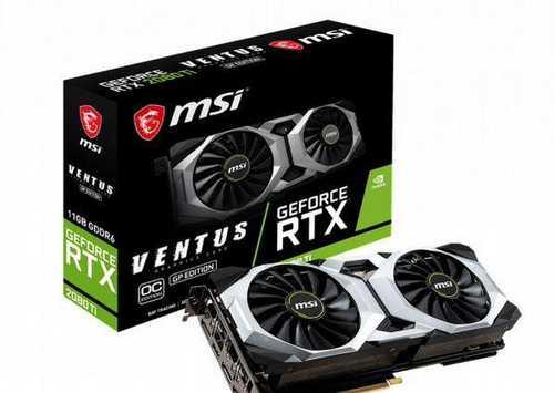 MSI RTX 2080 Ti ventus GP OC с водоблоком ekwb