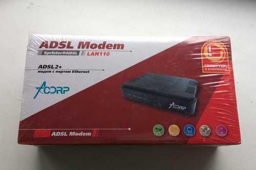 Adsl-модем acorp sprinteradsl LAN110 новый