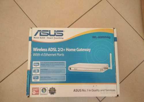 Asus WL-AM604g adsl2/2+ маршрутизатор