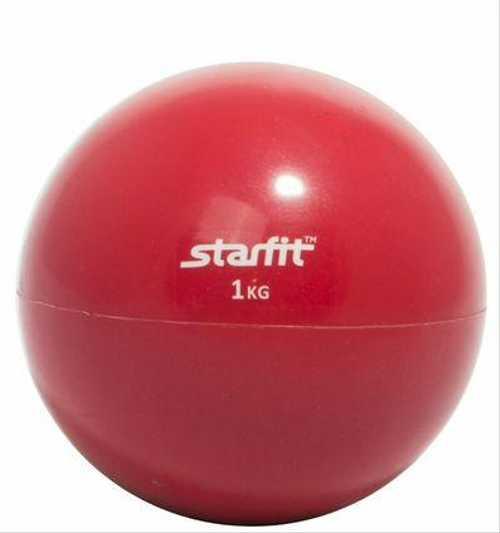 Медбол starfit GB-703, 1 кг, красный