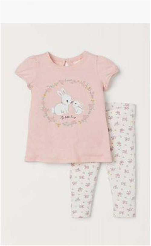 Костюм, легинсы H&M 86
