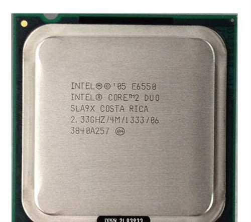 Core 2 duo e6550 характеристики. Процессор Intel® Core™2 Duo e6550. Intel Core 2 Duo e6550 сокет. Intel Core 2 Duo sla9x Costa Rica 2.33 GHZ. Intel Core 2 Duo e6550 (4m cache, 2.33 GHZ, 1333 MHZ FSB).