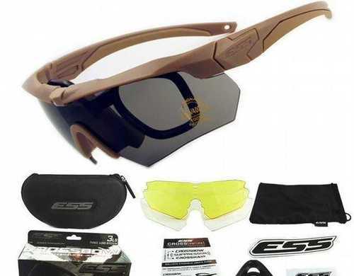 Стрелковые очки ESS Crossbow 3LS Kit (реплика)