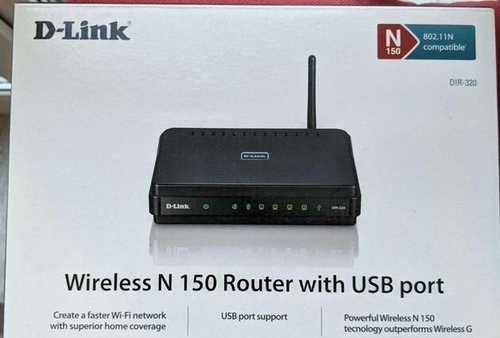 D-Link Wireless N 150 Router with USB port