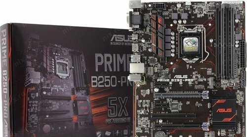 Материнская плата asus prime b250 pro