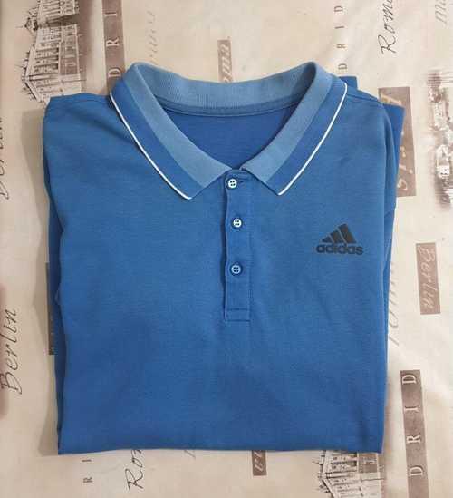 Футболка-Поло Adidas Performance Blue