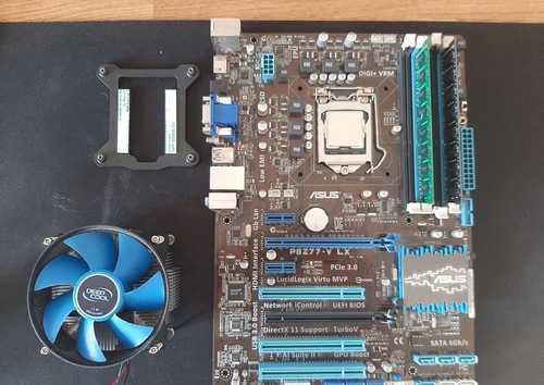 Intel Core i7 3770k + Asus P8Z77-V LX + 2x8Gb DDR3