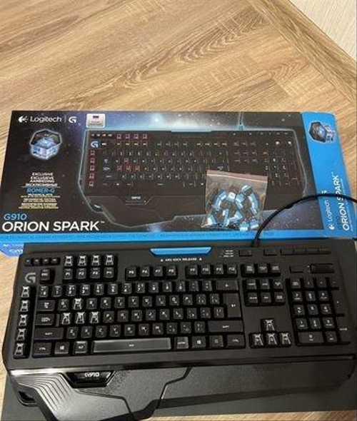 Клавиатура Logitech G910 Orion Spark + свичи
