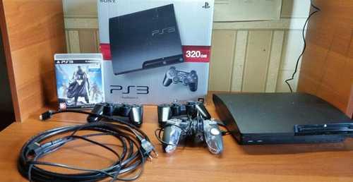 Sony PS3 Slim + 11 игр