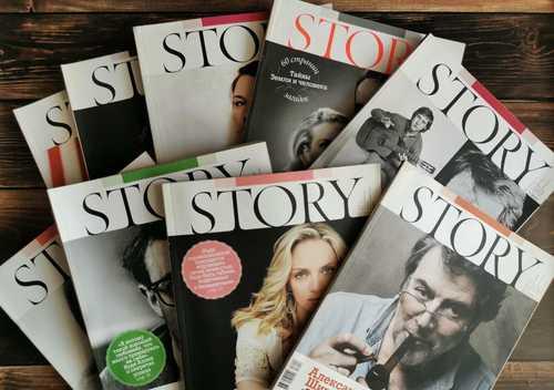 Wrote stories for magazines. Story журнал логотип.