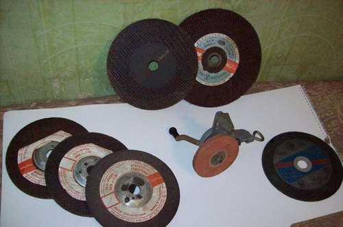 Ручное точило и диски по металлу