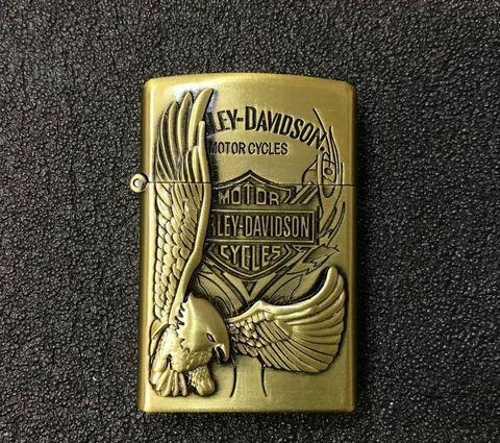 Зажигалка Harley Davidson Медная